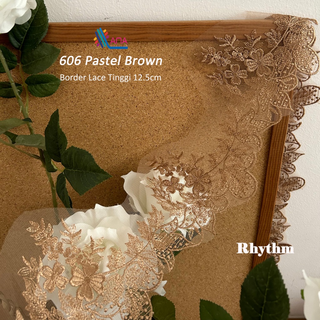 Rhythm Design Premium Border Lace Sulam Kerawang New Design Broder Lace ...