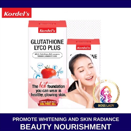 Exp 08/2025 Kordel's Glutathione Lyco Plus (60+30 veg caps) | Shopee ...