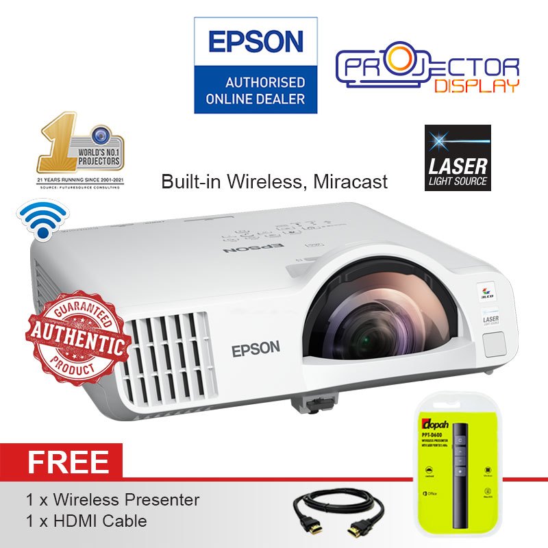 Epson Wireless Business Laser Short Throw Projector | EB-L200SX | EB-L210SW | EB-L210SF ...
