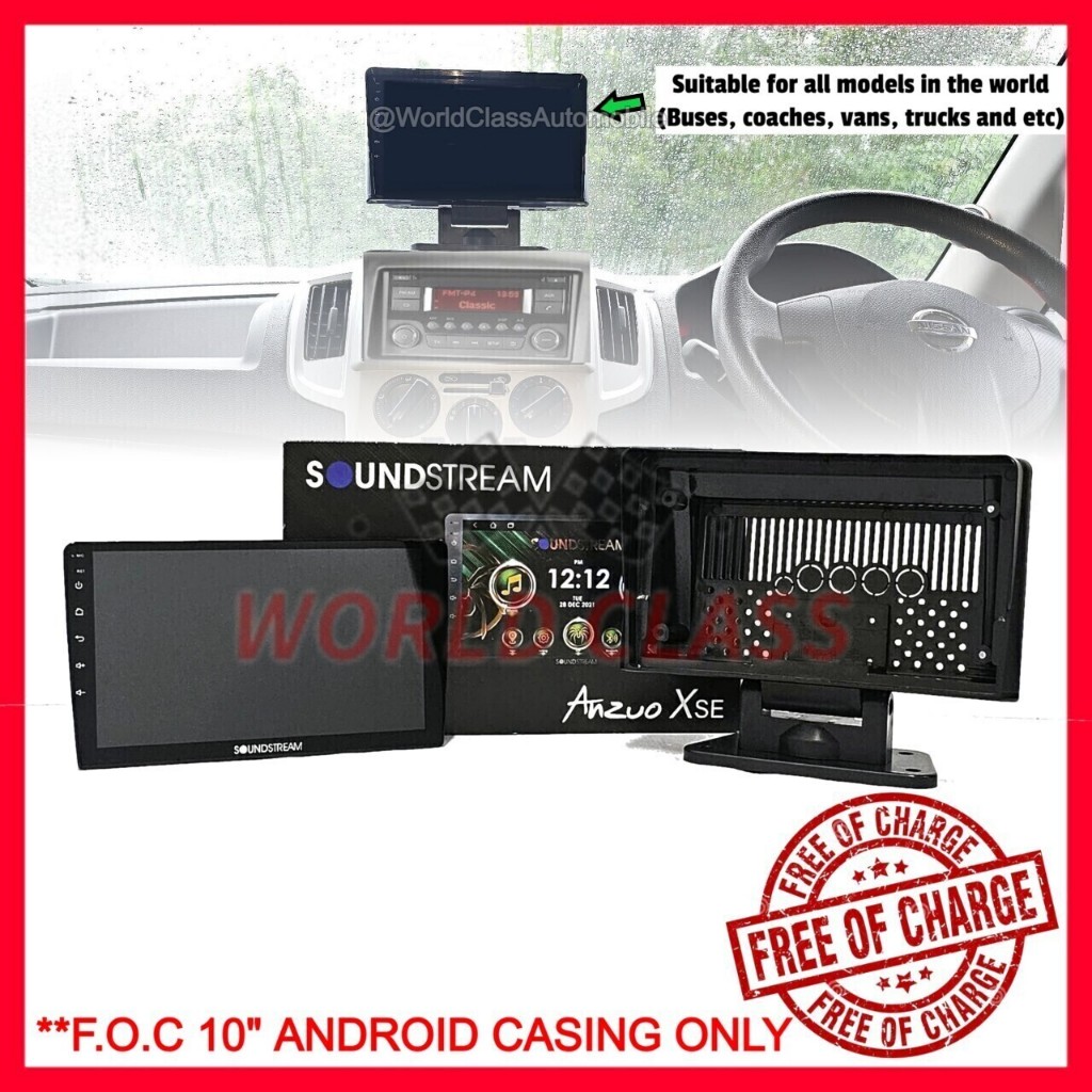 SOUNDSTREAM 10 INCH ANDROID IPS PLAYER FULL HD SCREEN WITH ( F.O.C 10 ...