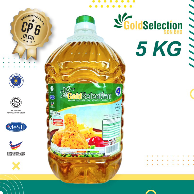 Gold Selection Minyak Masak 5KG / Cooking Oils | Shopee Malaysia
