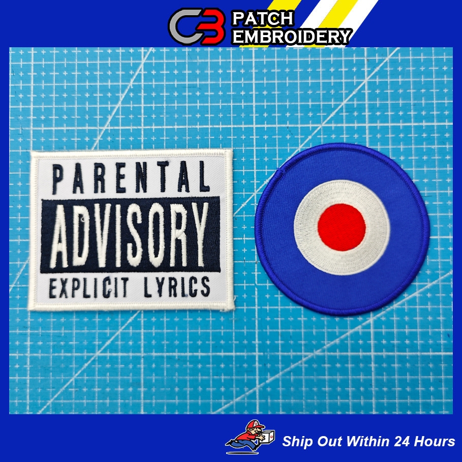 Advisory Mods Target Embroidery Patches Sulam / PC53 | Shopee Malaysia