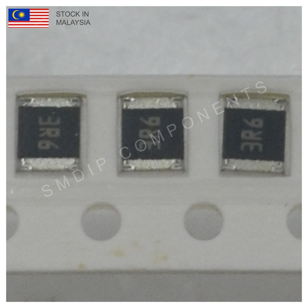 10PCS Yageo 3.6R ±5%, 1210 SMD Resistor (3R6) | Shopee Malaysia