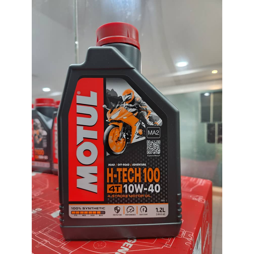 MOTUL H-TECH 100 10W40 FULLY SYNTH ENGINE OIL 1.2L | Shopee Malaysia