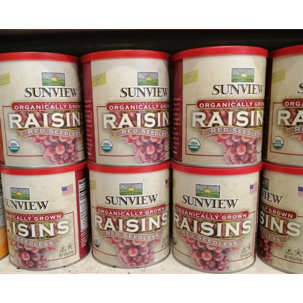 Sunview USA Organic RED Seedless Jumbo Raisin 425g | Shopee Malaysia