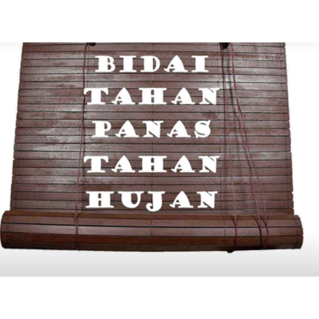Outdoor Bamboo Blinds / Wooden Blind (W) x (H) # Bidai Kayu # Bidai ...