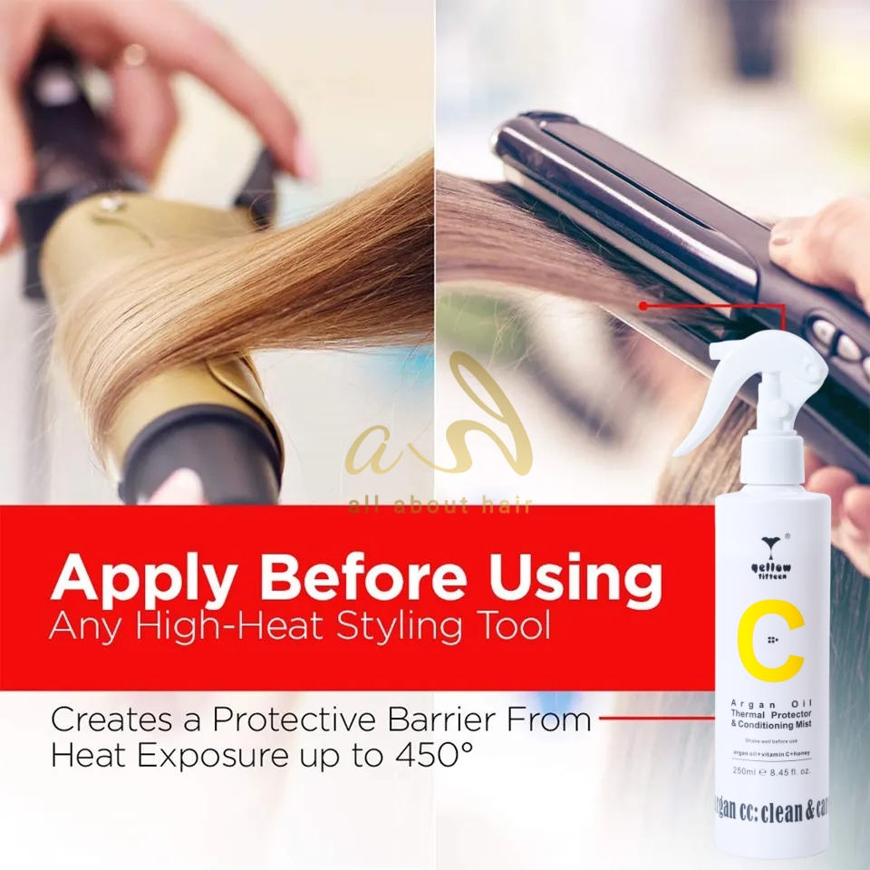 Professional Heat Protection Spray 250ml Heat Defender Leave-In ...