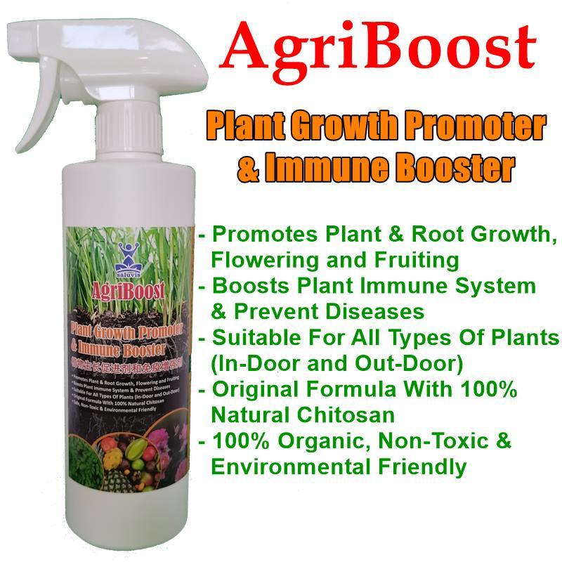 Agriboost Nature Fertilizer Plant Growth Promoter & Immune Boost 500ml ...