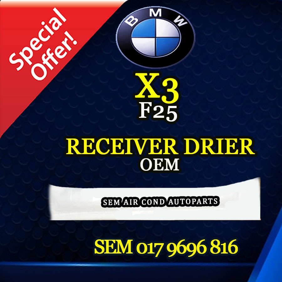 BMW X3 F25 FILTER DRIER/ RECEIVER DRYER (CAR AIRCOND SYSTEM) (CONDENSER ...