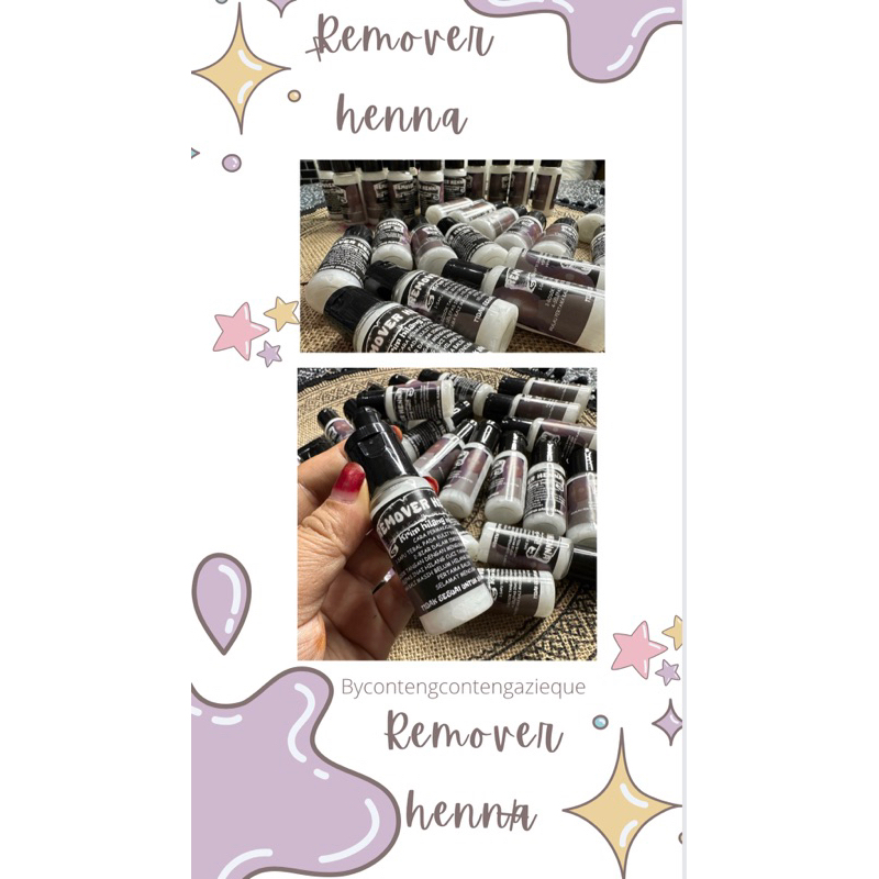 REMOVER HENNA / BYE BYE HENNA (PELUNTUR INAI) | Shopee Malaysia