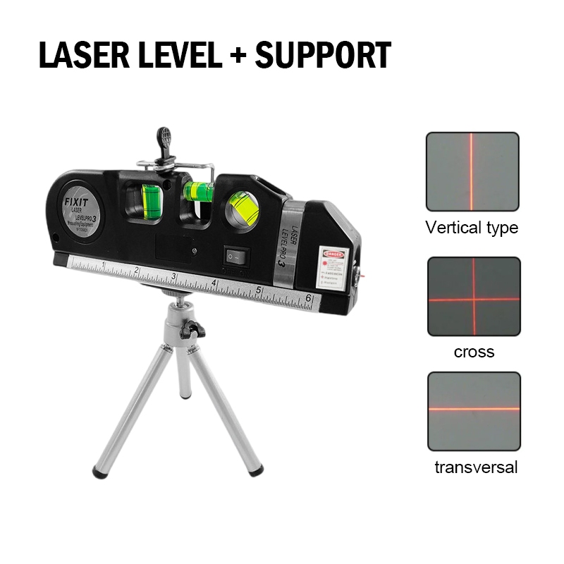 4 IN 1 Fixta Level Pro 3 Laser Level Multifunctional Measurement Tools ...