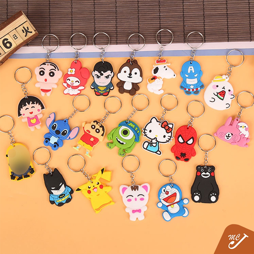 McJoden - KEY CHAIN Pvc Soft Keychain Key Ring Cartoon Keychain ...