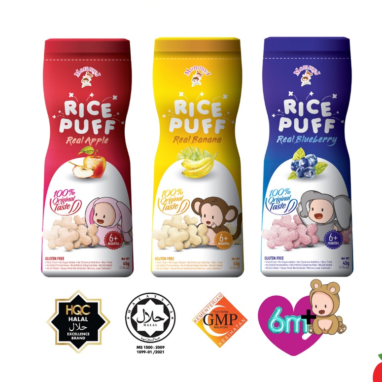 MommyJ Puff Bayi 6m+ (45g) | Shopee Malaysia