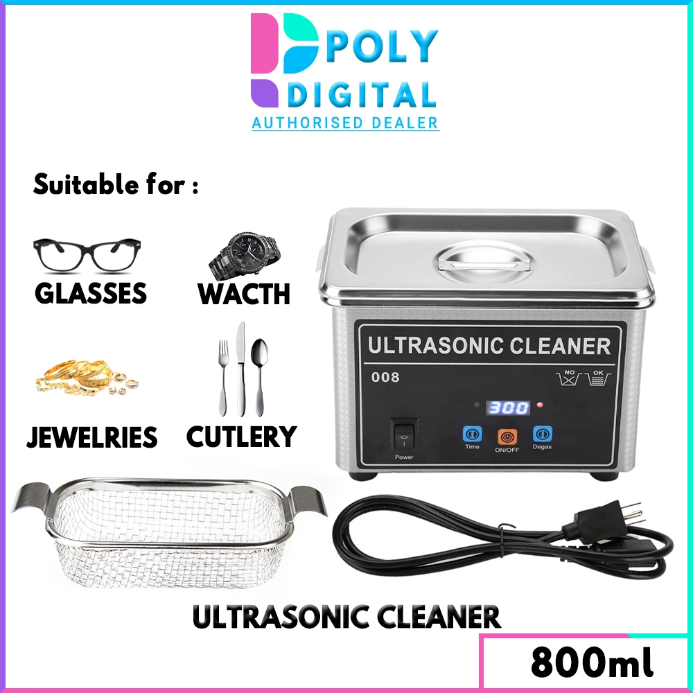 Ultrasonic Cleaning Machine Cleaner Washing Jewelry Eyeglass Glasses ...