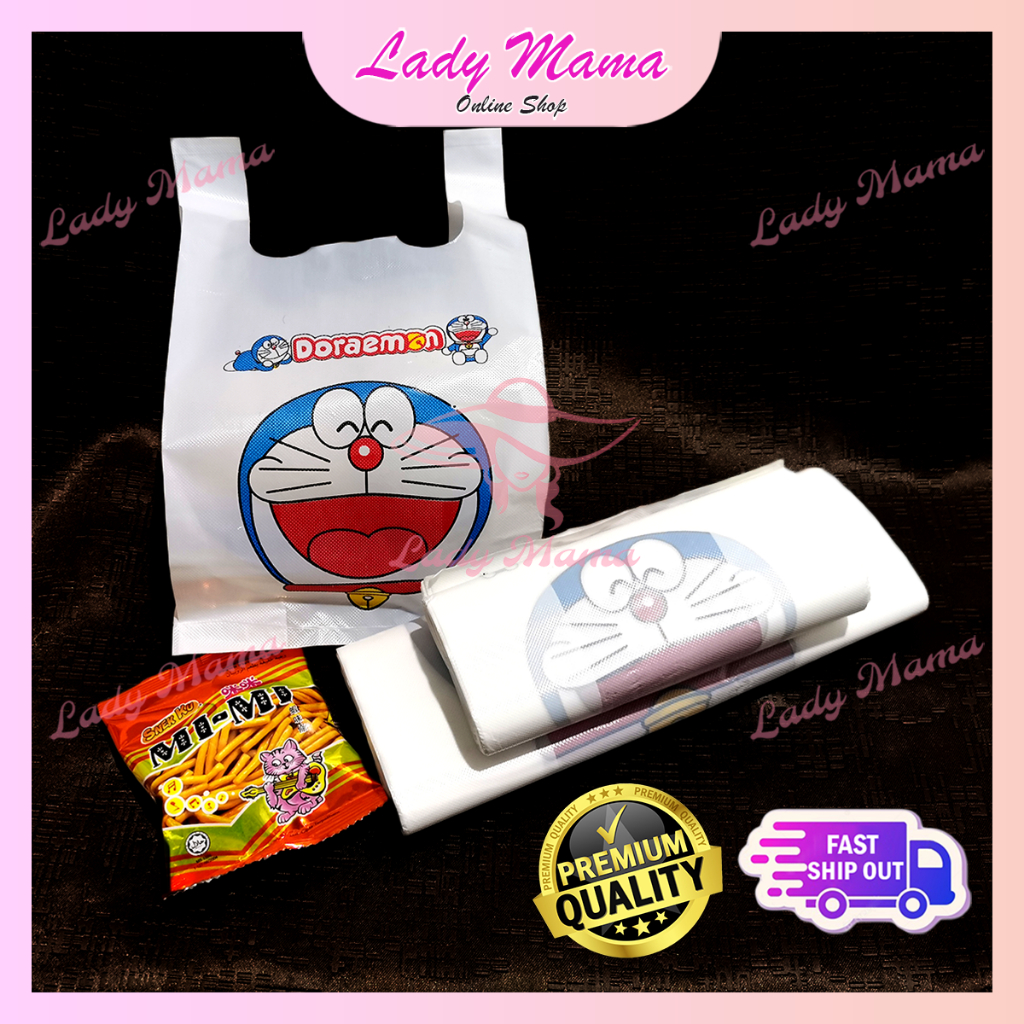 Malaysia Ship | 20pcs Gift Bags Doraemon for Birthday Goodies Singlet ...