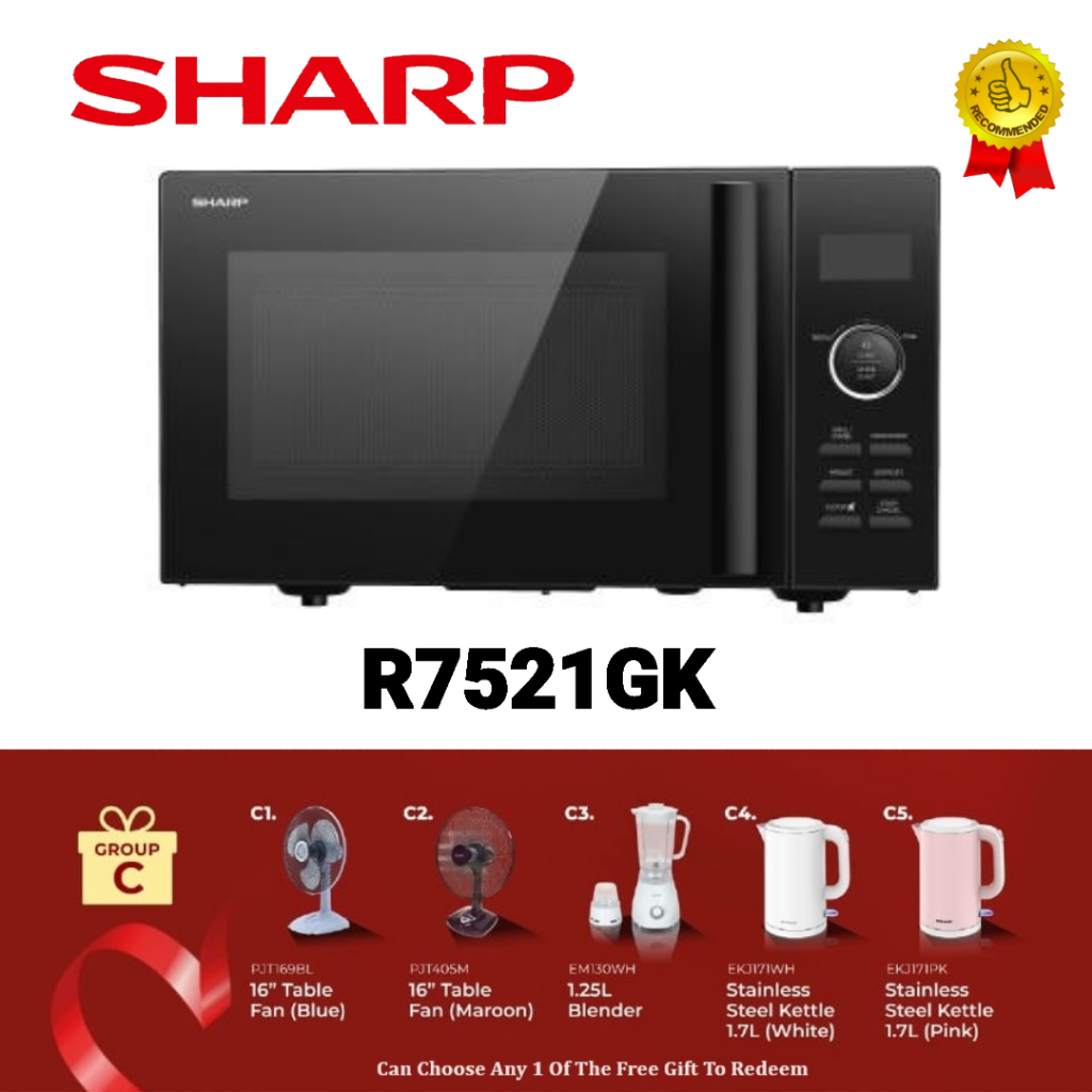Sharp Microwave Oven R3521GK 25L / Sharp Microwave With Grill R7521GK ...