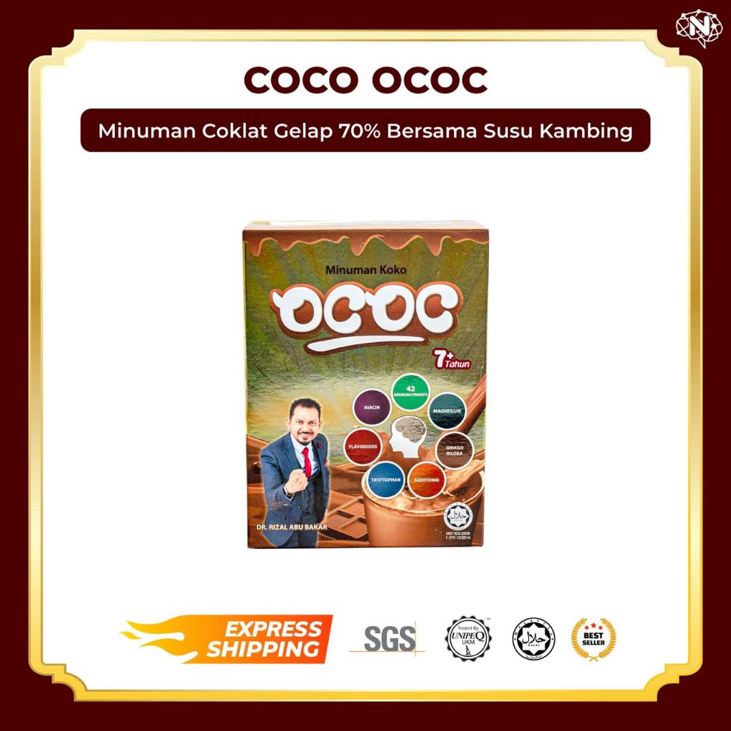 FREEGIFT ! COCO OCOC Minuman Coklat Susu Kambing BY Dr Rizal | Shopee Malaysia