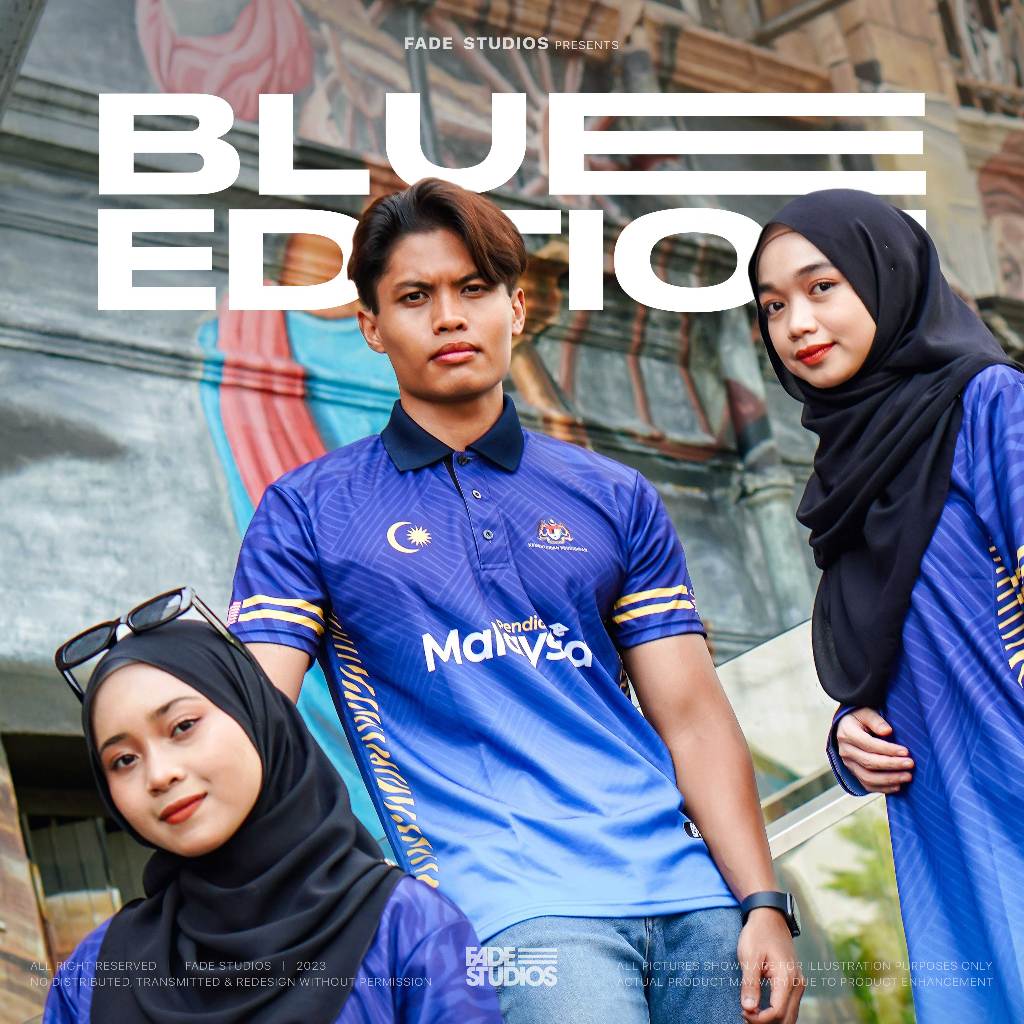 PENDIDIK MALAYSIA - BLUE EDITION 3rd BATCH [FULL SUBLIMATION T-SHIRT] by FADE STUDIOS | Shopee ...