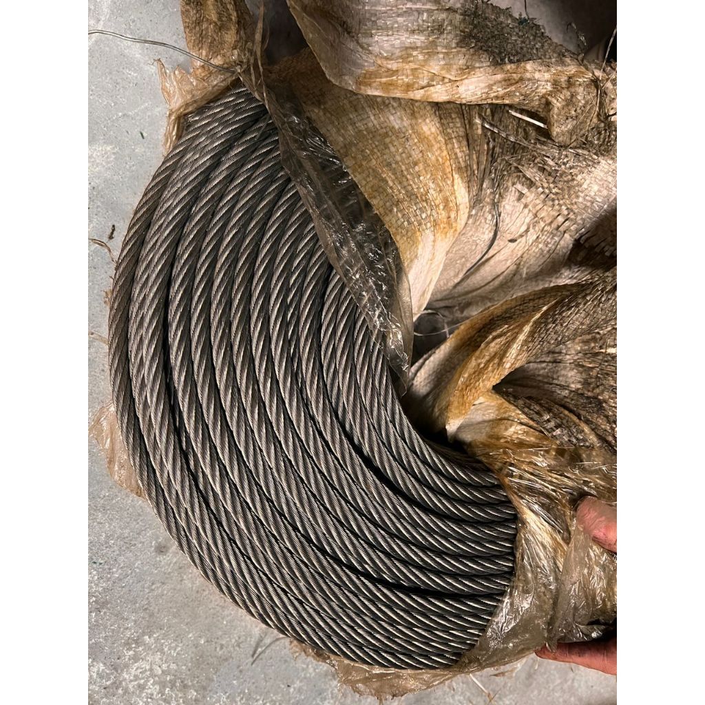 [5meter] 4mm 5mm 10mm Galvanized Steel Wire Rope Cable Heavy Duty ...