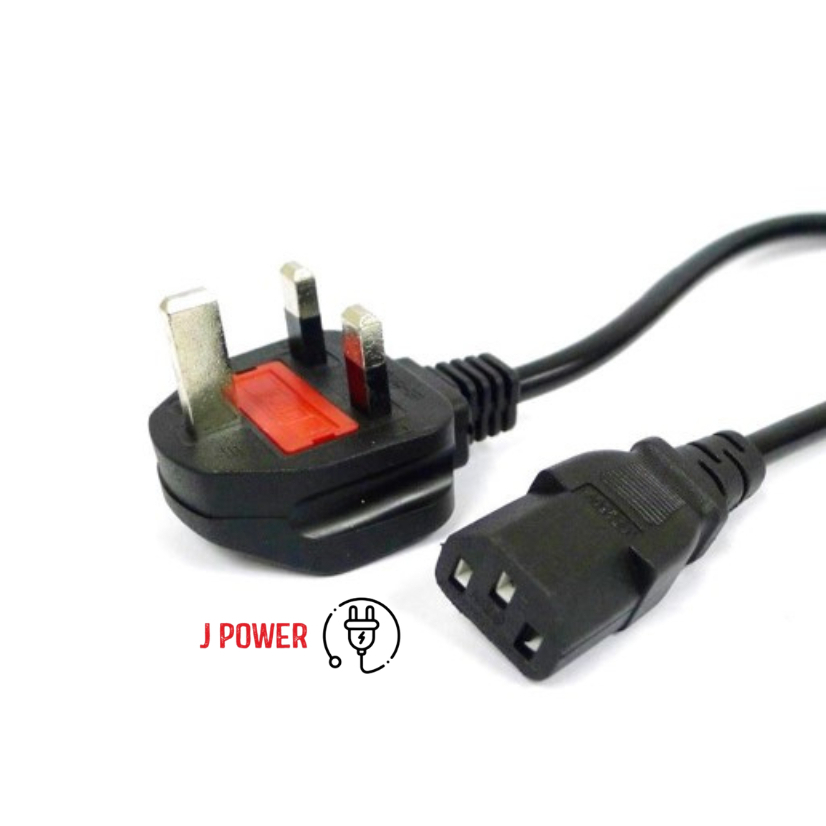 3 Pin UK Power Cord Cable for Power Supply,Monitor,Rice Cooker AC ...