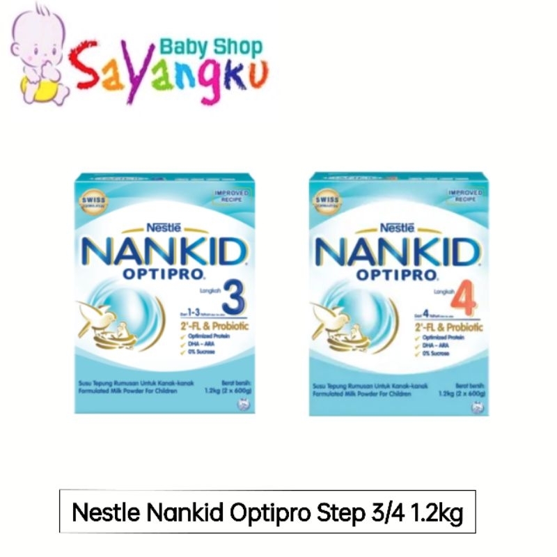 Nestle Nankid Optipro Step 3/4 - 1.2KG | Shopee Malaysia