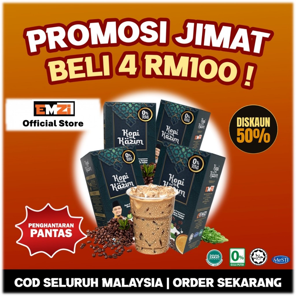 Emzi Kopi Ala Kazim (20g x 10 Sachet) | Shopee Malaysia
