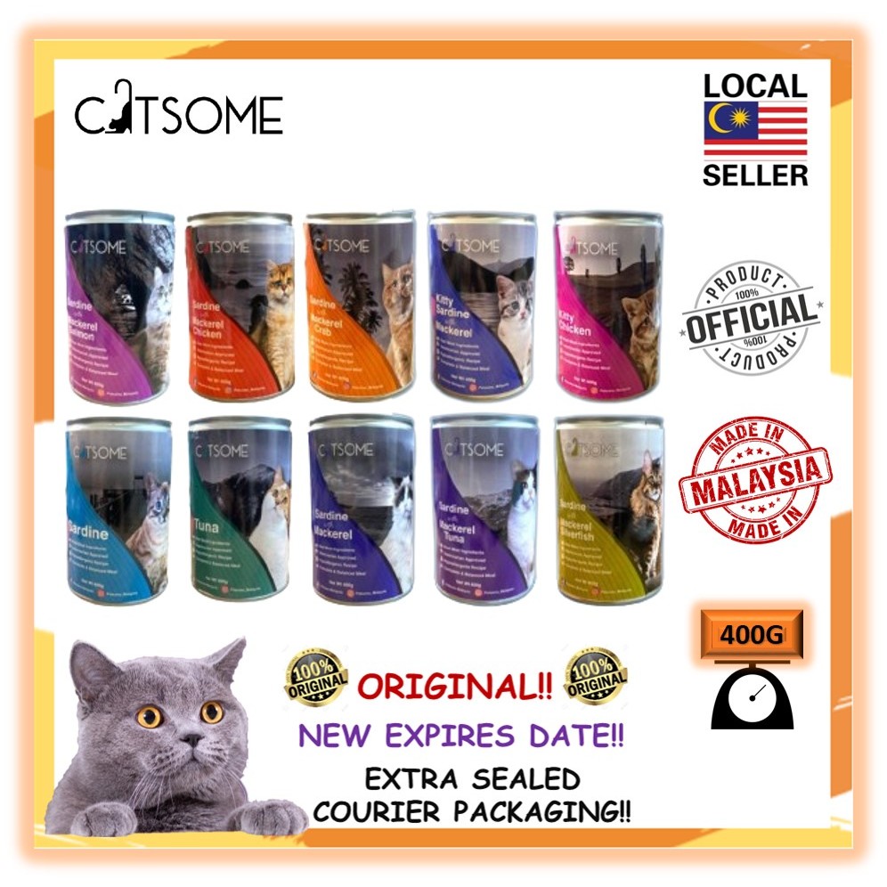 🌟100-ORIGINAL🌟CATSOME WET FOOD CANNED 400G | Shopee Malaysia