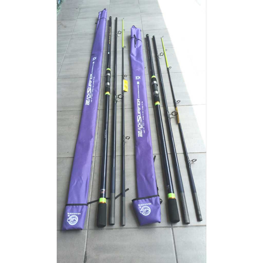 SEAHAWK BEACH SURFER SURF FISHING ROD (SPINNING) | Shopee Malaysia