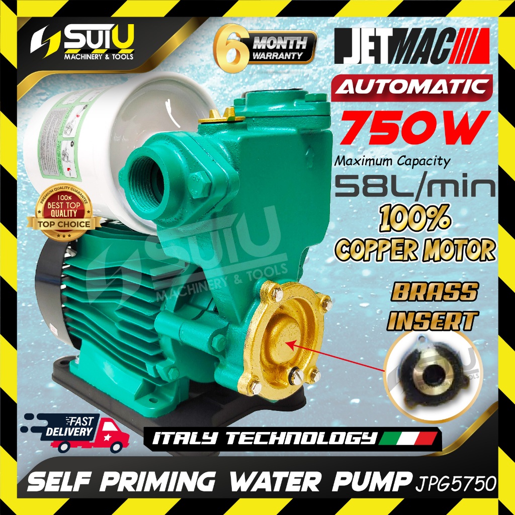 [AUTOMATIC] JETMAC JPG5750 / JPG 5750 Self Priming Water Pump / Pam Air ...