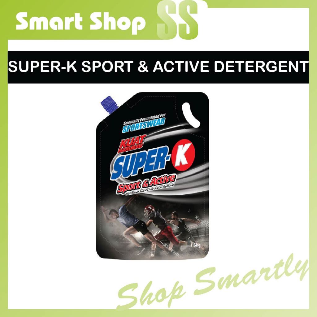 SUPER-K SPORT & ACTIVE DETERGENT 1.6KG | Shopee Malaysia