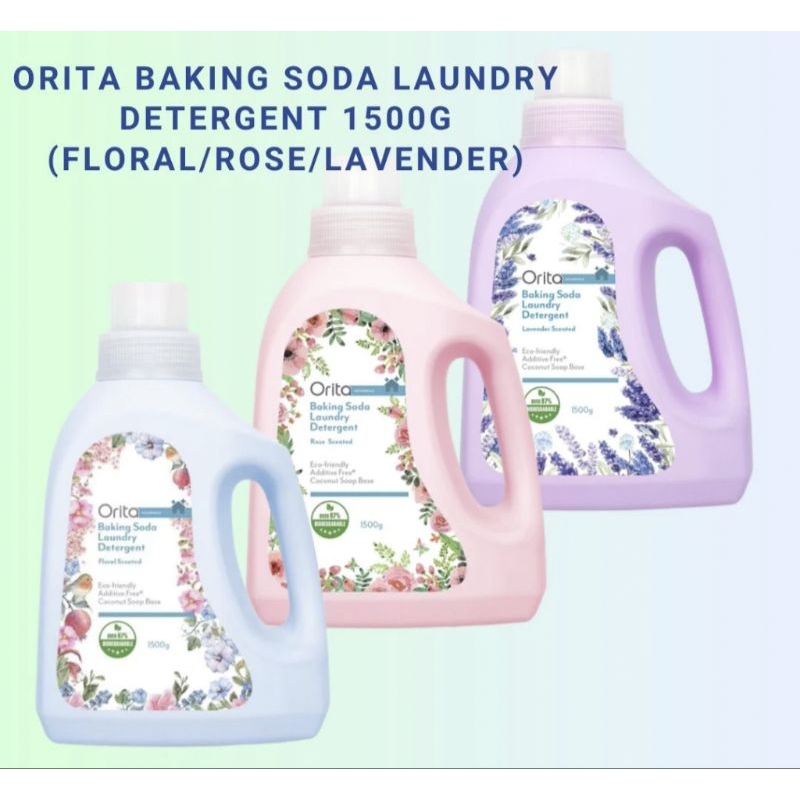 Orita Baking Soda Laundry Detergent 1500g | Shopee Malaysia