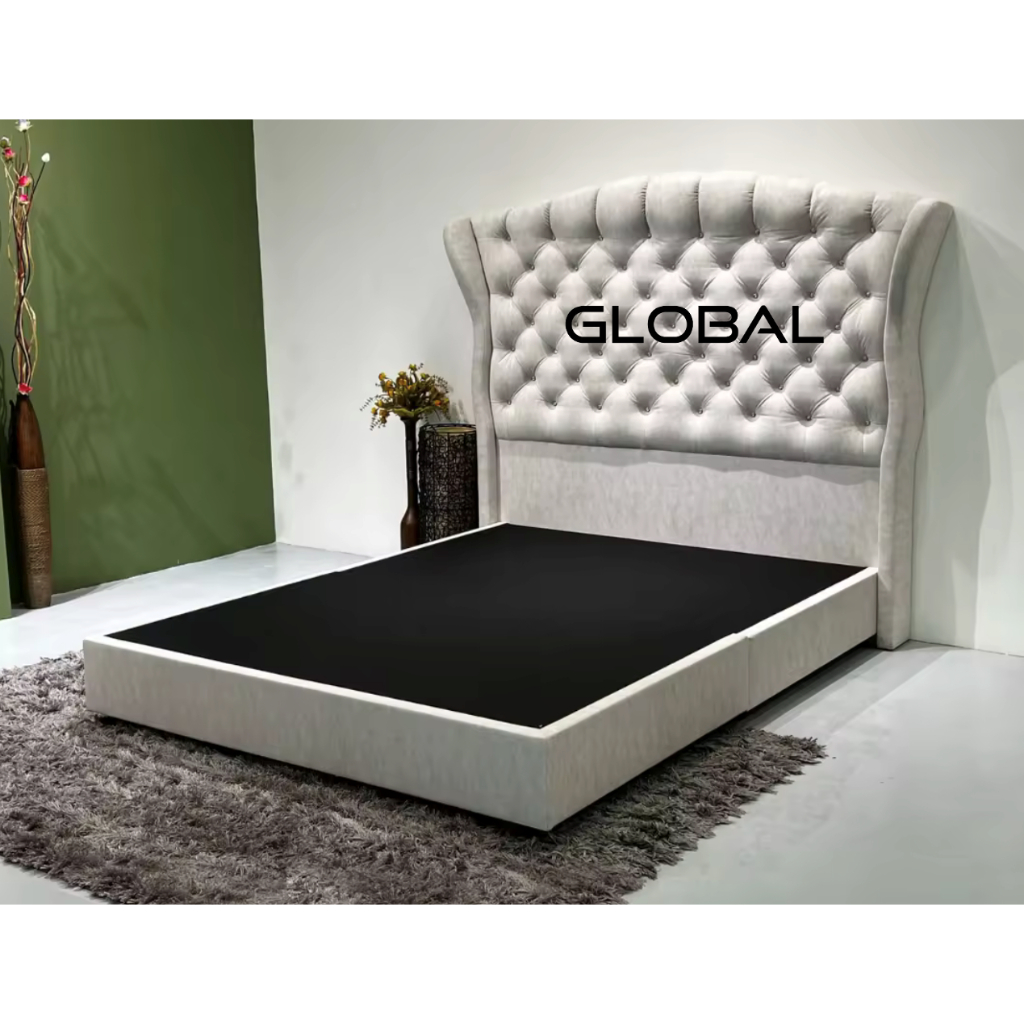 Direct Factory Single / Super Single / Queen / King Velvet Bed Divan ...