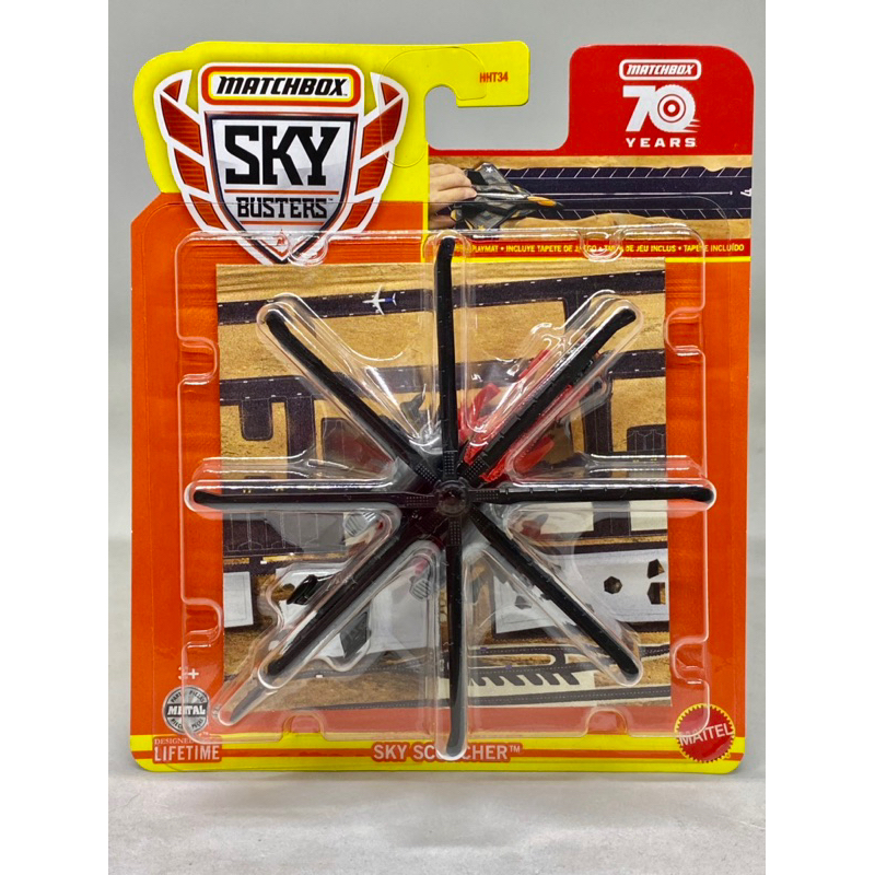 Matchbox SKY SCORCHER Red Sky Busters Air Force Fighter Aircraft 70 th ...