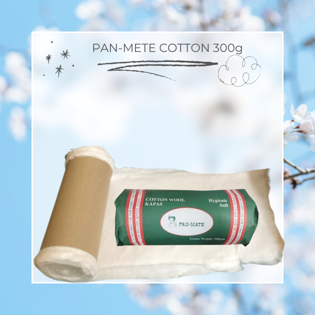 Pan-Mate Cotton Wool 300g | Shopee Malaysia