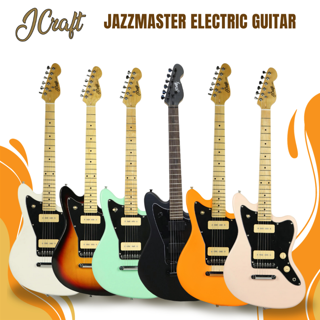 JCraft JZ J-Master / Jazzmaster Double Humbucker Electric Guitar ( JZ-1 ...