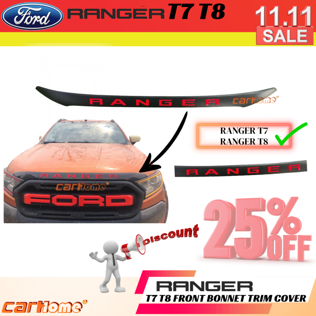 🔥READY STOCK🔥 Nissan Navara Np300 Pro 4x Ranger T7 T8 T9 Front Bonet ...