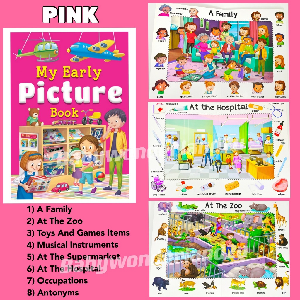 Early Learning Kids Book My Early Amazing Picture Book Buku Bergambar ...