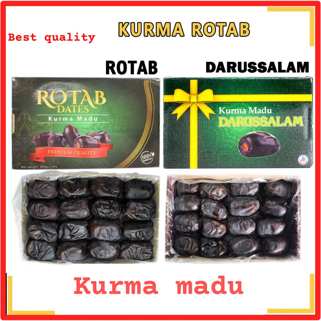 Kurma Rotab Dates (mazafati iran super dates) 100% natural & fresh (± ...