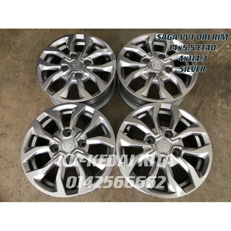 USED PROTON SAGA VVT ORI RIM 14 INCHI | Shopee Malaysia