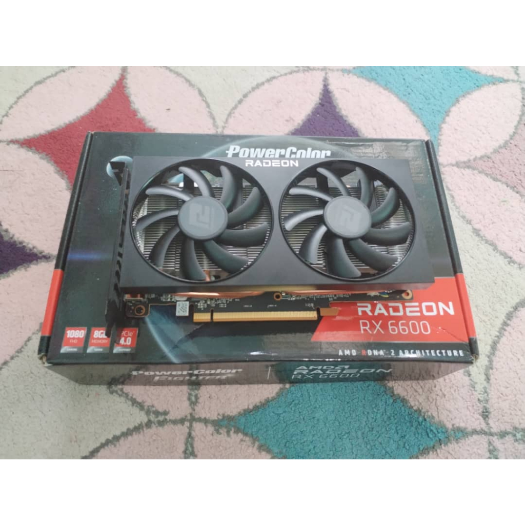 PowerColor RX6600 8GB | Shopee Malaysia