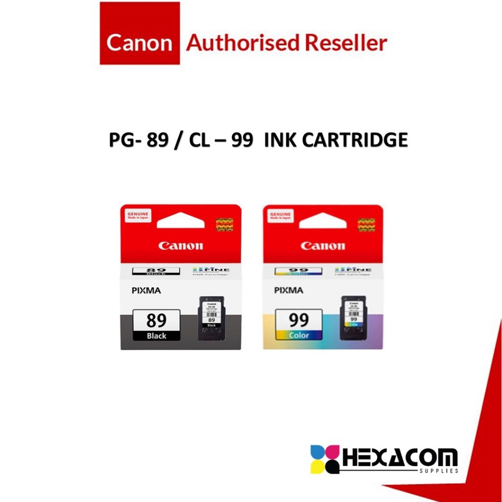 Canon Ink Cartridge - Black/Colour PG-89/CL-99 | Shopee Malaysia
