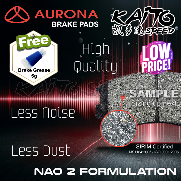 AURONA Front Brake Pad Perodua Myvi M800 D20N 2018 - Present AUR562444 ...