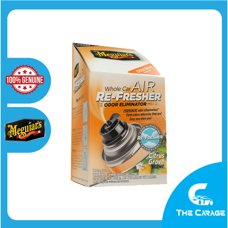 Meguiar’s Air Re-Fresher Odor Eliminator Citrus Grove 57g | Shopee Malaysia