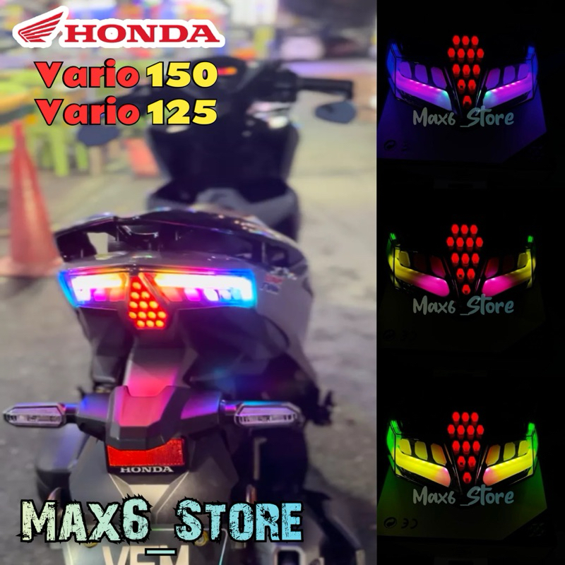 Honda Vario125 Vario150 RGB Lampu Belakang VARIO 125 VARIO 150 LED TAIL ...