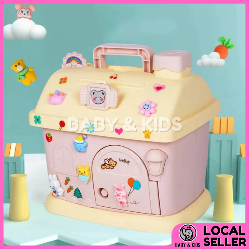 LOCAL FREE Stickers Money Box Gift Money Box for Kids Cute Money Saving ...