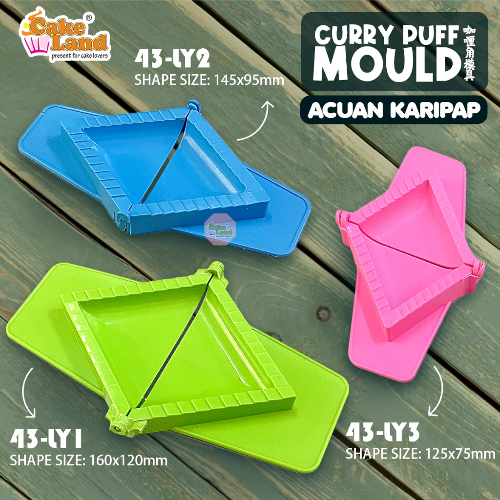 THE BAKER Triangle Samosa Mould Curry Puff Mould - Small/Middle/Large ...