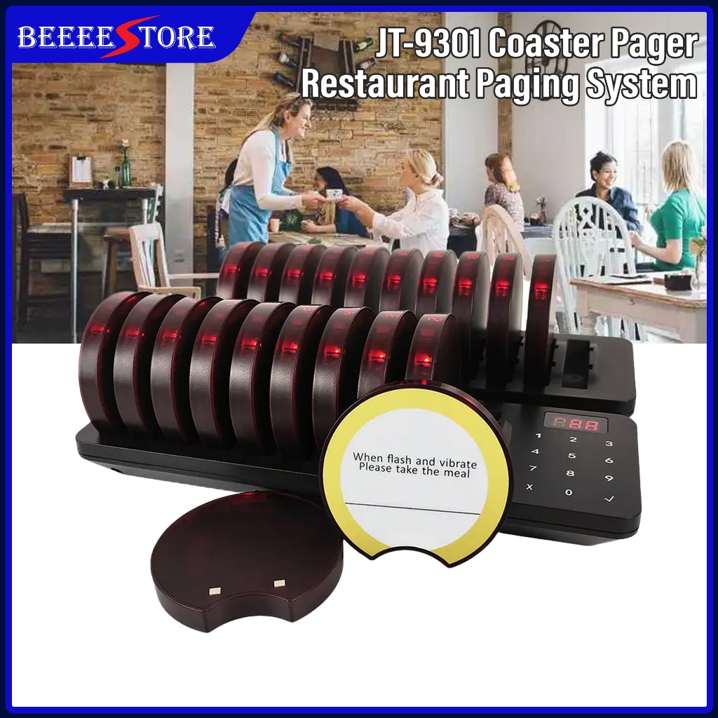 Pager Restaurant Wireless Calling System With 10 Buzzers For Restaurant ...