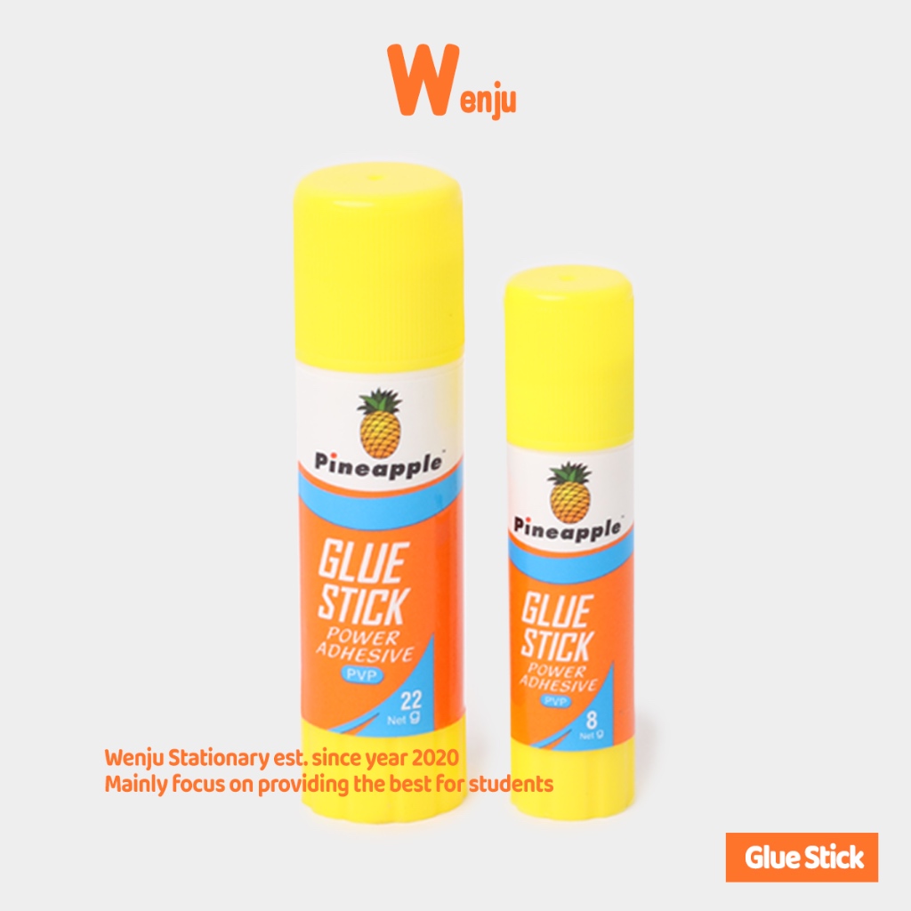 WENJU | Pineapple Glue Stick 8 gram & 22 gram (2types) | Shopee Malaysia