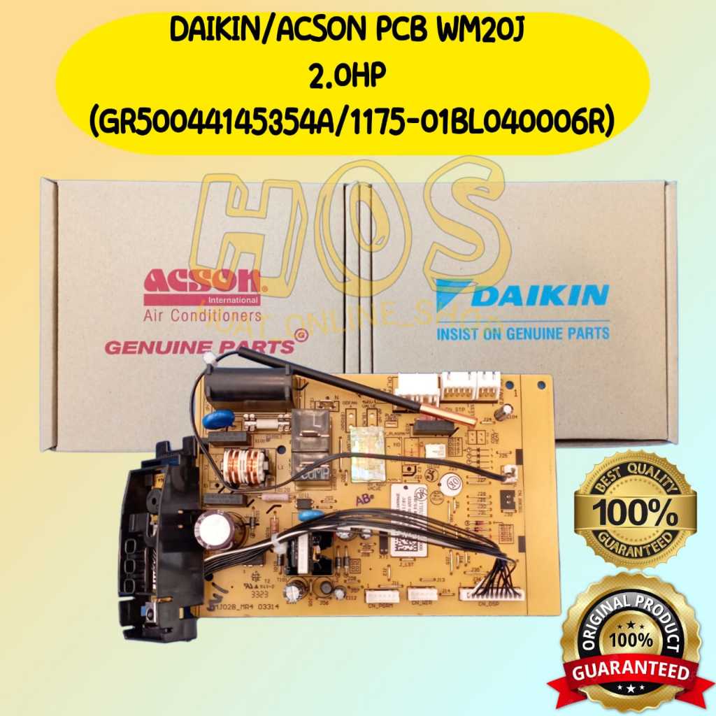 DAIKIN WALL MOUNTED PCB/IC BOARD ORIGINAL DAIKIN PCB BOARD GENUINE ...