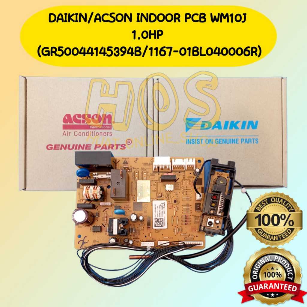 DAIKIN WALL MOUNTED PCB/IC BOARD ORIGINAL DAIKIN PCB BOARD GENUINE ...